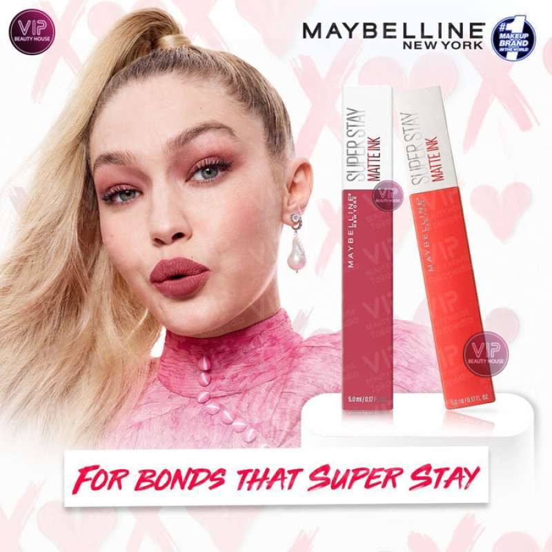 Jual Vip | Maybelline Super Stay Matte Ink Lip Cream Original - 30 ...