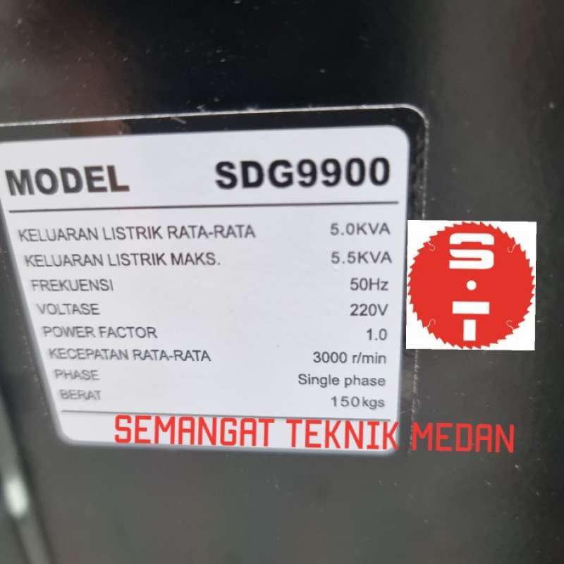Jual Sdg9900 Genset Generator Listrik Silent Solar 5000 Watt 5kva ...