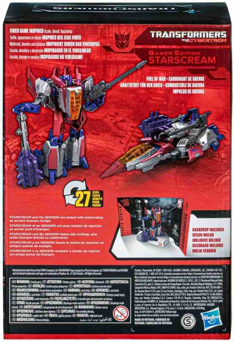 Jual Transformers Studio Series #06 Gamer Edition Wfc Starscream War ...