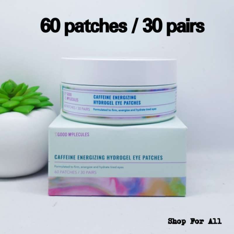 Jual Good Molecules Caffeine Energizing Hydrogel Eye Patches 60 Patches ...
