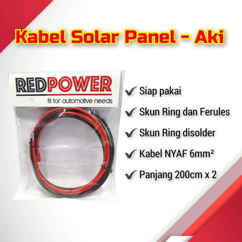Jual Redpower Kabel Surya Solar Panel Aki Battery Baterai Scc Controller Di Seller Redpowershop ...