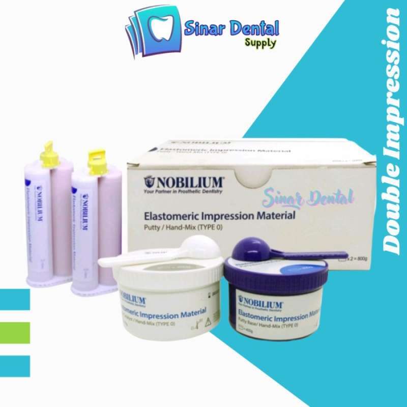 Promo Dental Putty Double Impression / Light Body Nobilium Set Dental ...