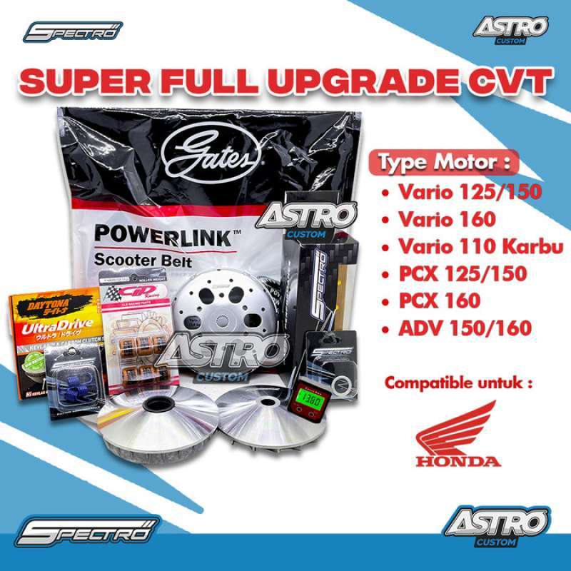 Promo Super Full Upgrade Cvt Pcx 160 Vario 160 Adv 160 Spectro ...