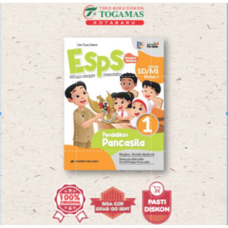 Jual Esps Pendidikan Pancasila Untuk Sd/mi Kelas 1- 6 (kurikulum Merdeka) - Ari Pudjiastuti, Dwi ...