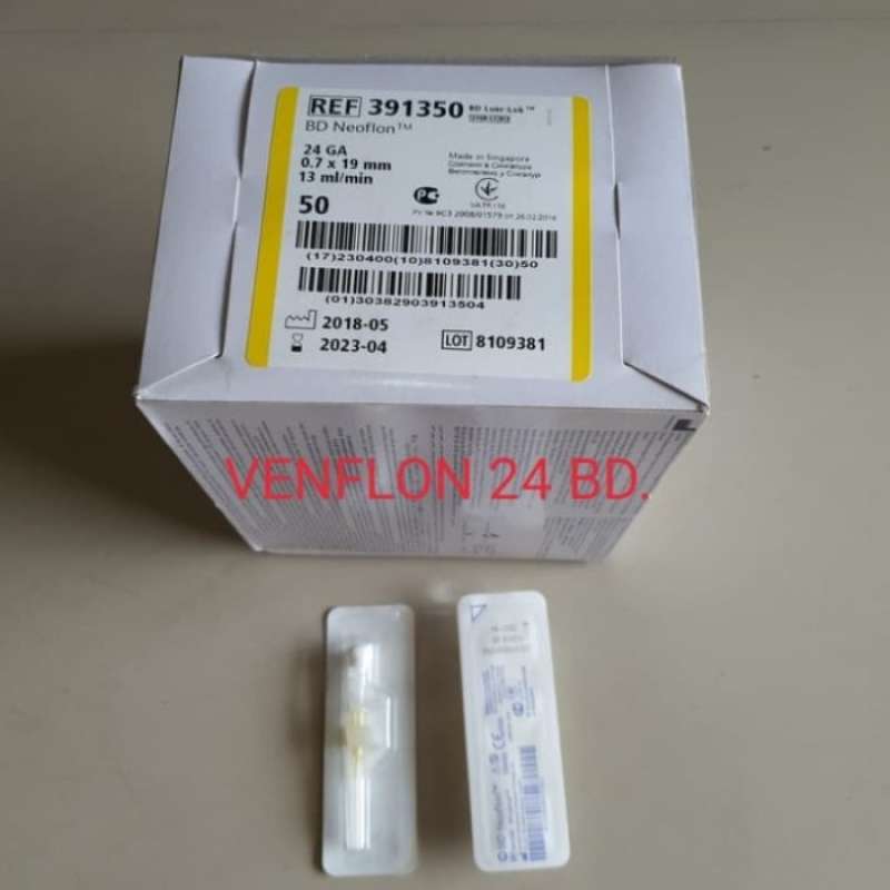 Jual Venflon No 24 Merek Bd/neoflon 24 Bd Di Seller Velvet Store ...