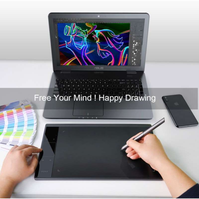 Jual Veikk A30 Digital Graphic Drawing Pen Tablet Design Alt S640 A50 ...