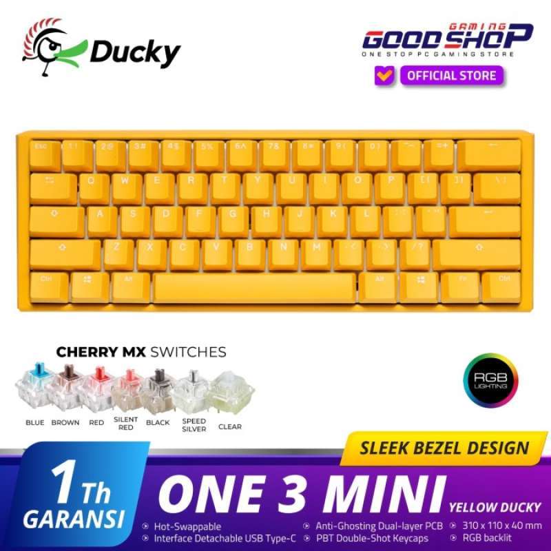 Jual Ducky One 3 Mini Yellow Rgb - Gaming Keyboard Di Seller Rukia ...