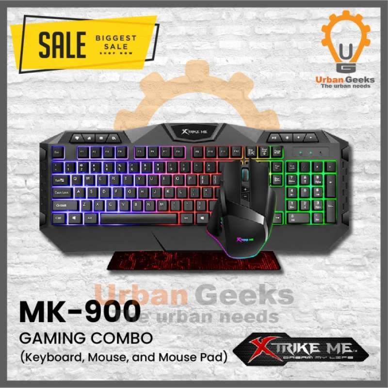 Jual Paket Murah Gaming Keyboard Set Xtrike Me Mk900 3 In 1 Mouse Di Seller Velvet Store ...