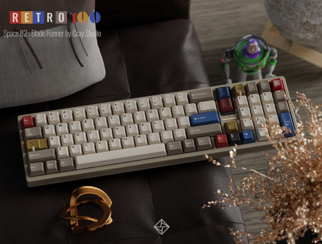 Jual Pbtfans Retro 100 - Pbt Double Shot Cherry Profifle Keycaps Set Di ...