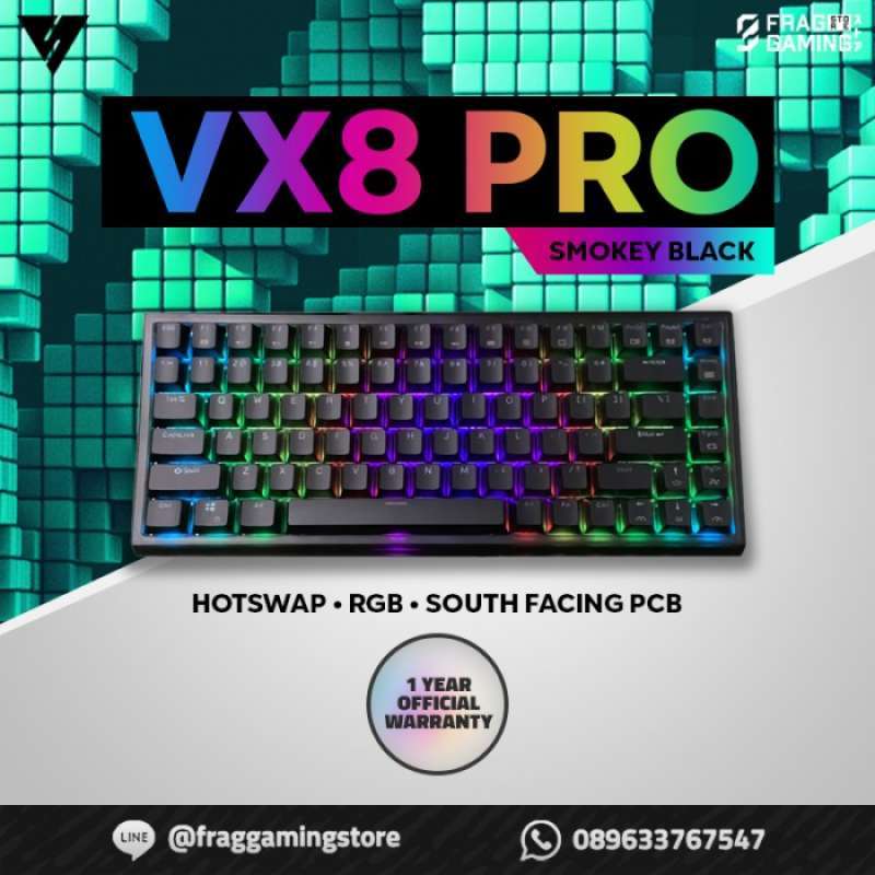 Jual Vortexseries Vx8 Pro Mechanical Keyboard Vortex Vx 8 - Gaming ...