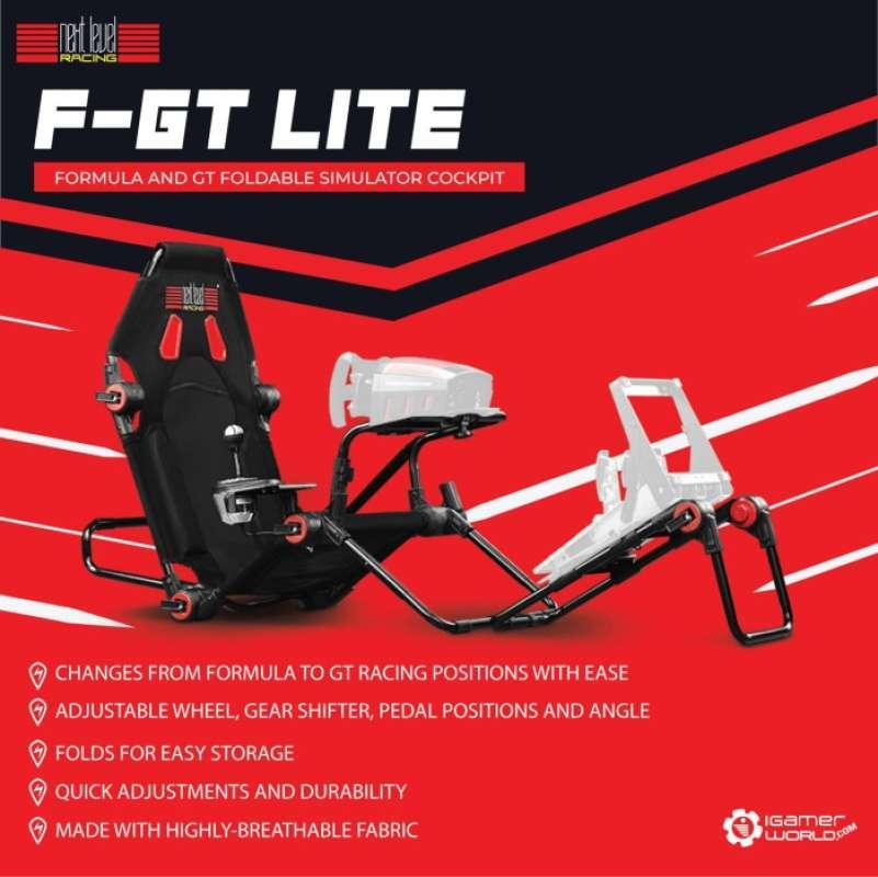 Jual Next Level Racing S015 F-gt Lite Foldable Racing Simulator Cockpit ...