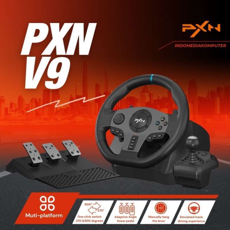 Jual Pxn-v9 Steering Wheel With Clutch Shifter Alternatif Logitech G29 Di Seller Velvet Store ...