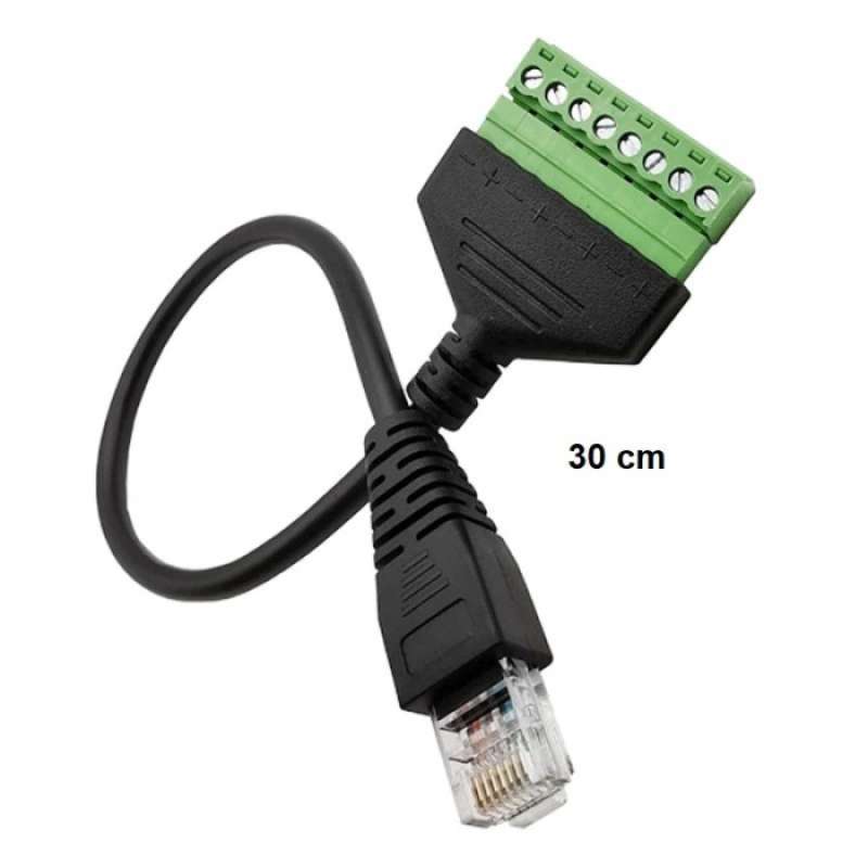 Jual Adapter Connector Ethernet Rj45 Female / Male To 8 Pin - Rj45f To ...