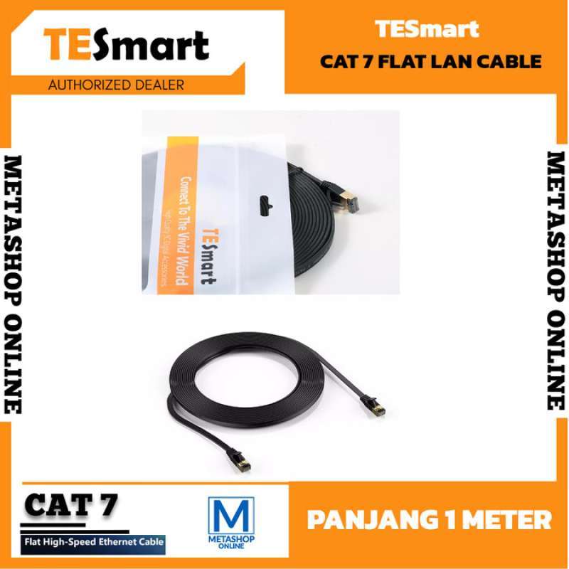 Jual Tesmart Lan Flat Cable Ftp Cat 7 Original Kabel Ethernet Rj45 Cat7 ...