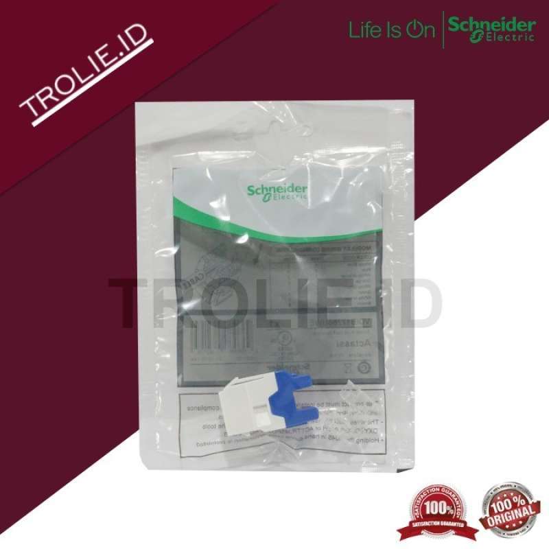 Jual Schneider Actassi Connector Rj45 Keystone Modular Jack Cat6 Cat 6 ...