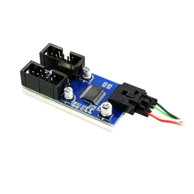 Jual 9 Pin Usb Splitter Front Panel Header Cabang Motherboard 9pin Hub ...