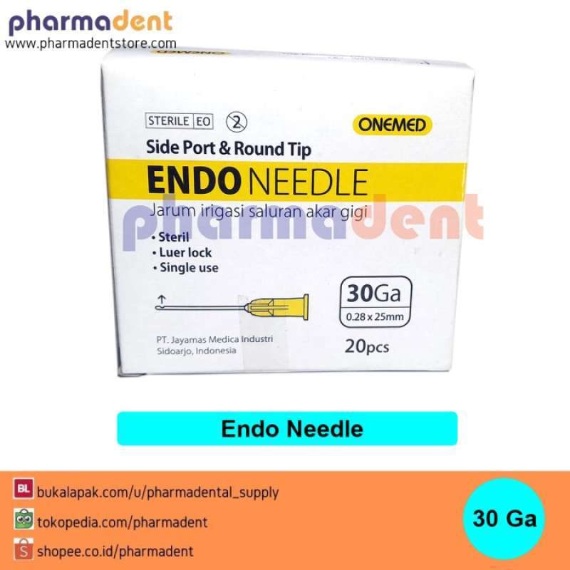 Promo Endo Needle 30g Onemed Dental Diskon 33% Di Seller Virgo Storee ...
