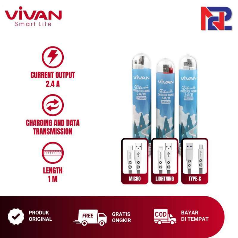 Jual Vivan Kabel Data Ctm S Ctl S Ctc S Kabel Data Lightning