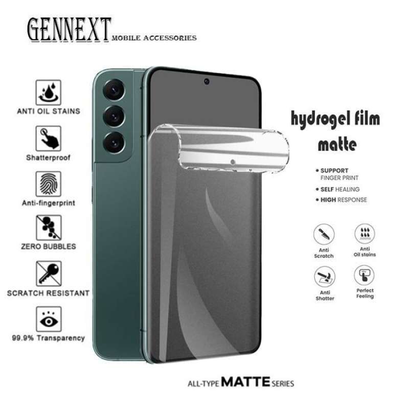 Jual Anti Gores Jelly Hydrogel Matte Samsung Galaxy M54 5g Full Screen - Depan Belakang Sam M54 ...