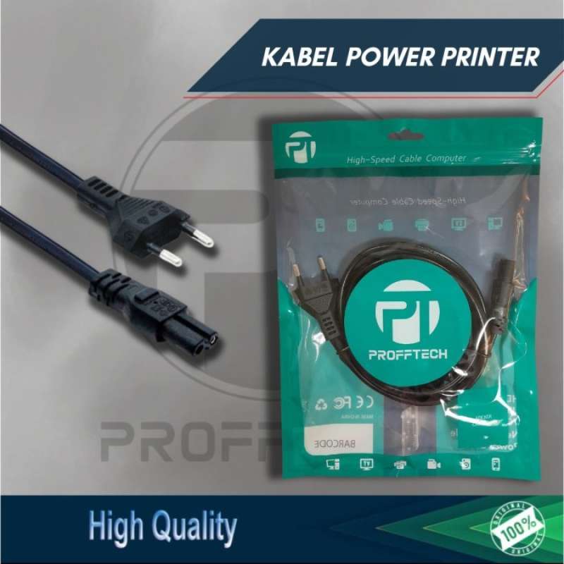 Jual Kabel Power Printer 3 Meter. Kabel Angka 8. Sni Di Seller Velvet ...
