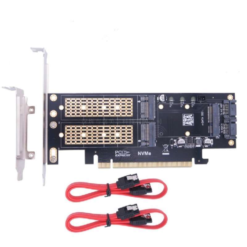 Jual Adapter / Konverter Ssd Msata M2 M.2 Sata Nvme To Pcie 3.0 X16 ...