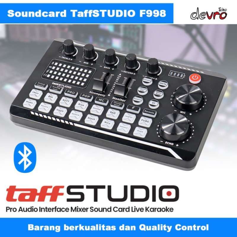 Jual Audio Interface Mixer Sound Card Live Broadcast Karaoke - Crust F998 Di Seller Kingyo ...