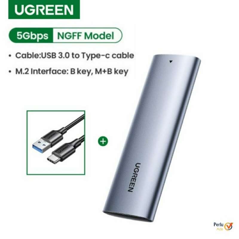 Jual Ugreen Casing Ssd M.2 Enclosure Ngff | Sata Slim Speed 5gbps 10903 ...