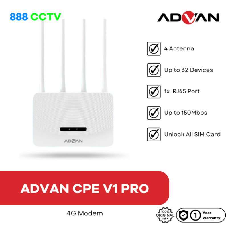 Jual Modem Router 4g Advan Cpe V1 Pro Unlock All Operator Di Seller ...