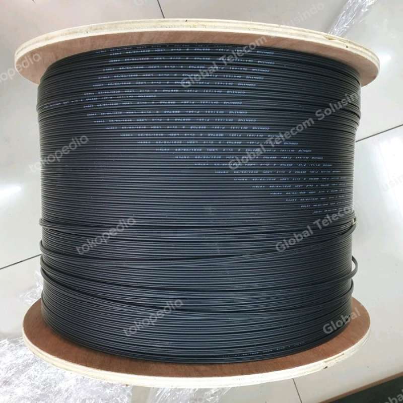Jual Kabel Drop Core Optik / Dw Fo Ftth 2 Core Sm / Drop Wire ...