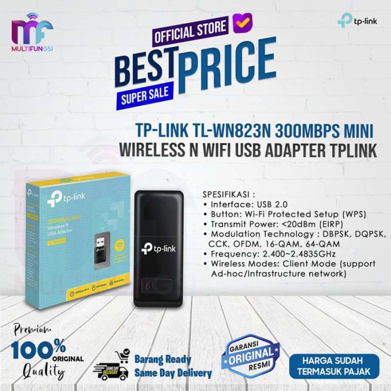 Jual Tp Link Tl Wn N Mbps Mini Wireless N Wifi Usb Adapter Tplink Di Seller Kingyo