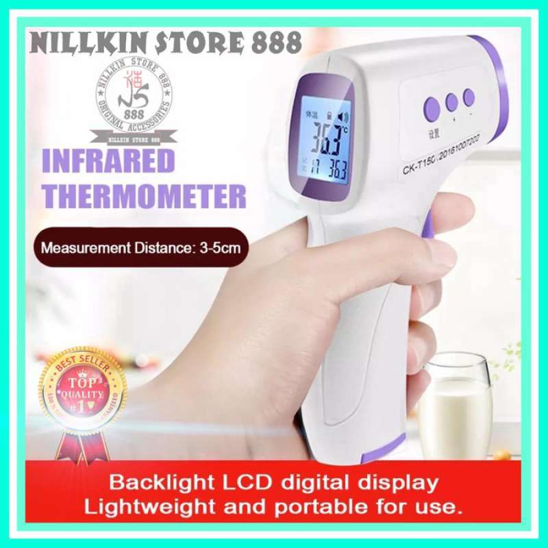 Promo Thermometer Infrared Digital Pengukur Suhu Badan Termometer Gun ...
