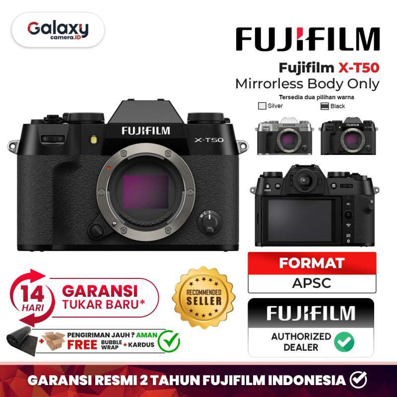 Jual Fujifilm X-t50 Body Only X T50 Xt50 Xt 50 Mirrorless Kamera ...