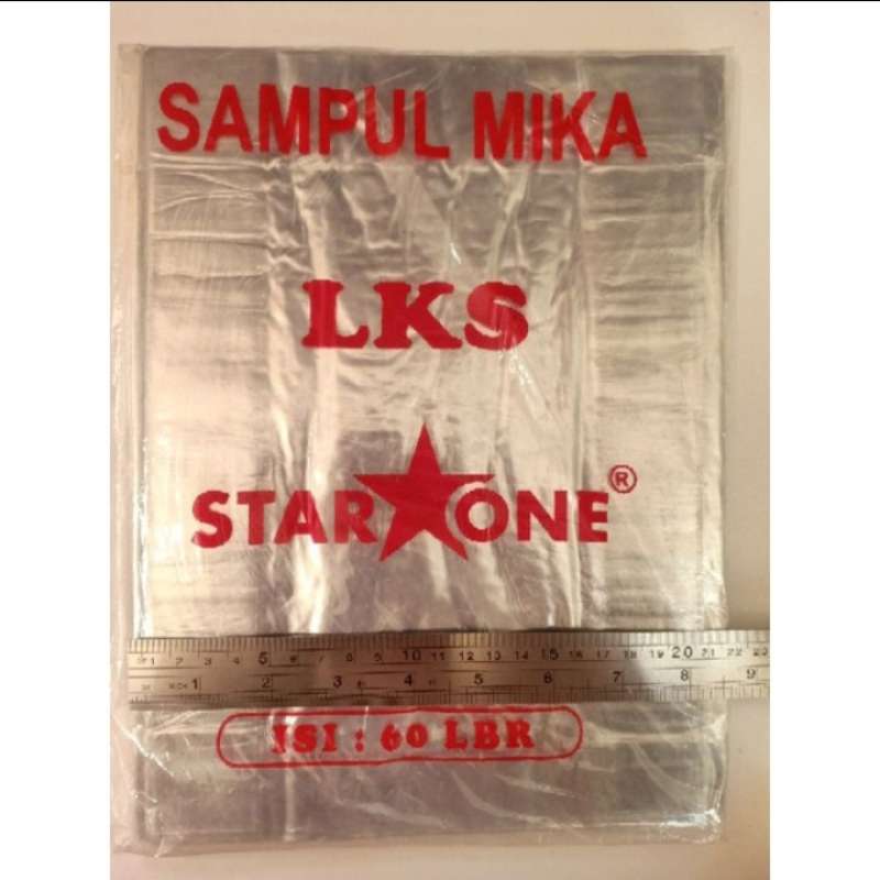 Jual Microstar Lks 60 Lembar Sampul Buku Plastik Mika Tebal Buku Tulis Opp Ukuran Lks Warna ...