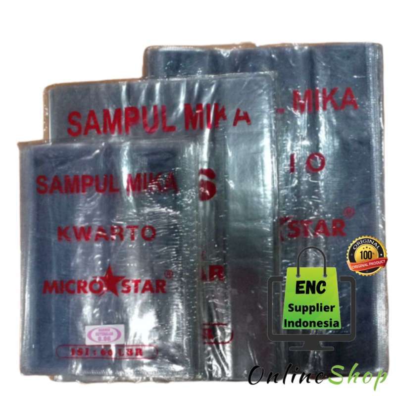 Jual Microstar Lks 60 Lembar Sampul Buku Plastik Mika Tebal Buku Tulis Opp Ukuran Lks Warna ...