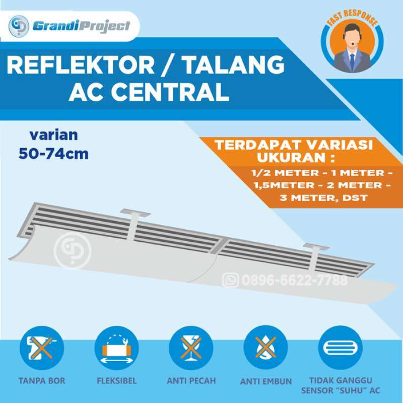 Promo Reflektor / Talang Ac Central (ukuran 50-74cm) Diskon 23% Di ...