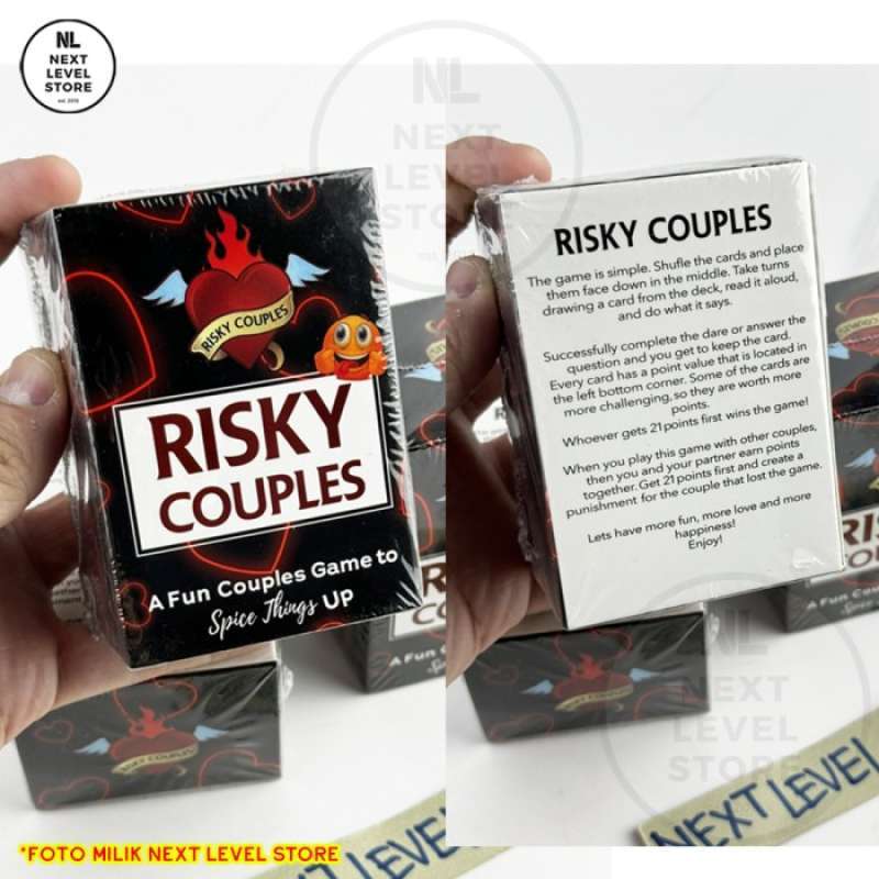 Jual Risky Couples Card Game Board Games Couple Pasangan Fun Date Night ...