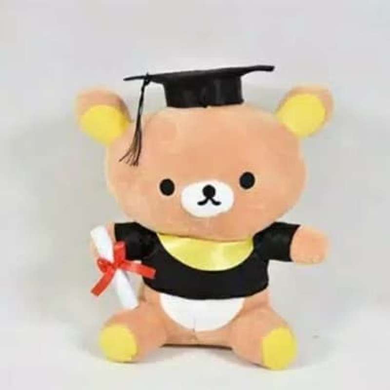 Jual Boneka Wisuda Toga Sarjana Hello Kitty Rilakuma Doraemon Stitch ...