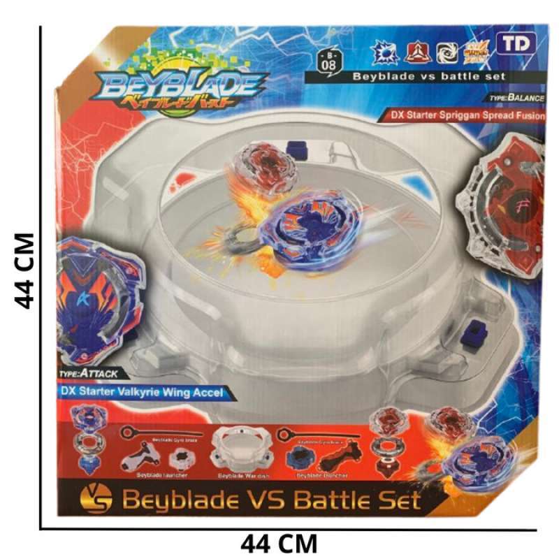 Jual Mainan Gasing Beyblade Vs Battle Set Dx Spriggan Arena Gangsing ...