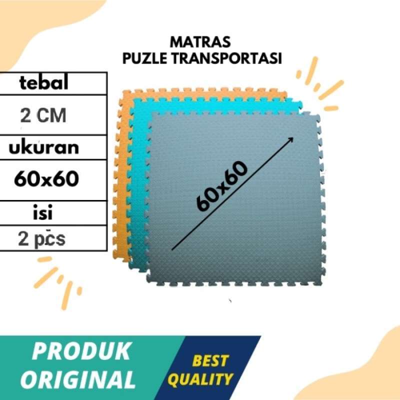 Jual Alas Lantai Matras Puzzle Ukuran 60x60 Tebal 2cm Isi 2pcs Di ...