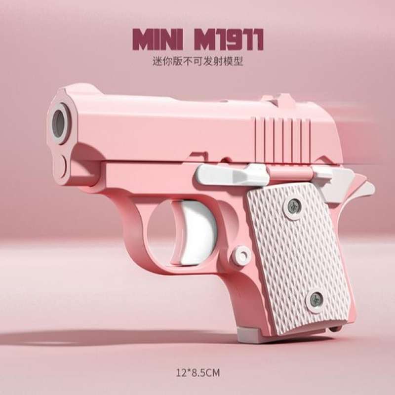 Jual Fidget Pistol Mainan Anak-anak Mini 3d Toy Gun Pistols - Pink Di ...
