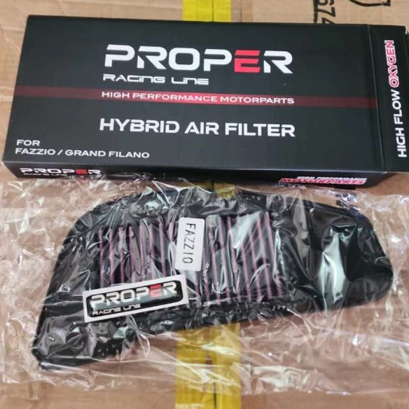 Promo Filter Udara Hybrid Proper Racing Line Yamaha Fazzio/grand Filano ...