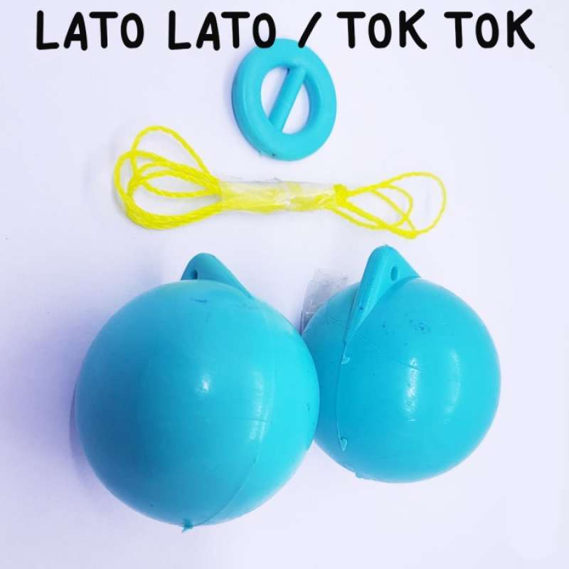 Promo Mainan Jadul Tek Tek Viral Lato Lato Etek Etek Tradisional Besar ...
