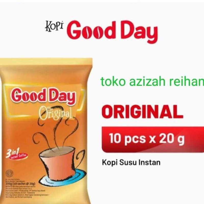 Jual Kopi Gooday Original 1renteng Isi 10 Sachet Di Seller Azizahreihan ...