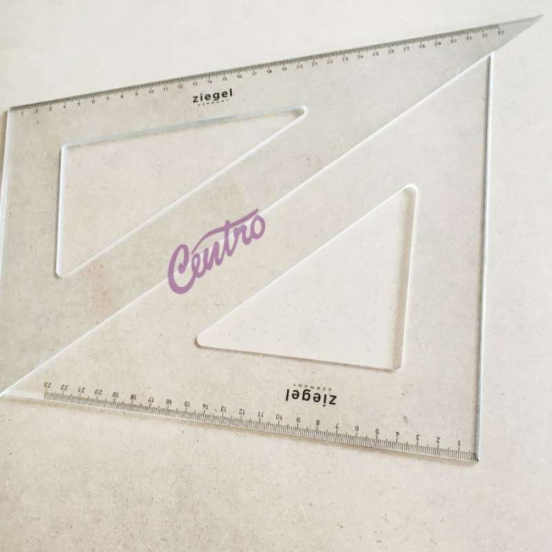 Jual Rotring Ziegel Ruler / Segitiga Besar No 12 Set 23cm/33cm Di ...