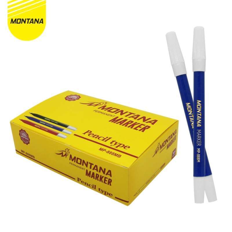 Jual Montana Spidol Marker Permanent Kecil Box/ Spidol Permanent / Mp ...