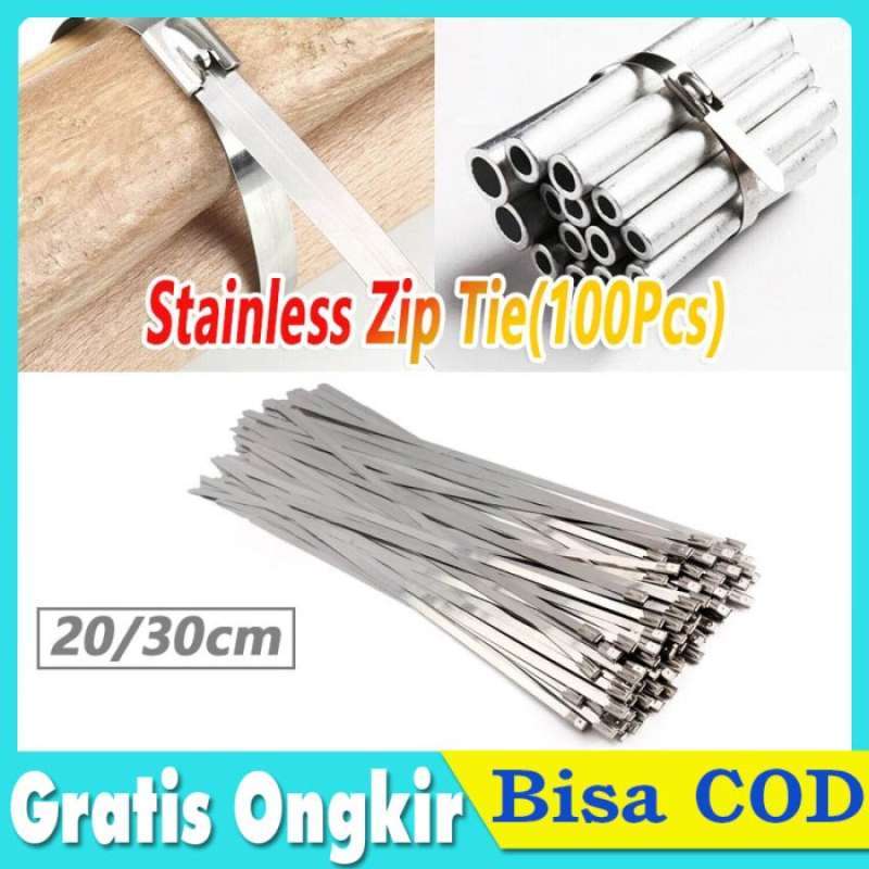 Jual Kabel Ties Besi Stainless Cable Klip Kabel Tali Kawat Kabel Cable ...