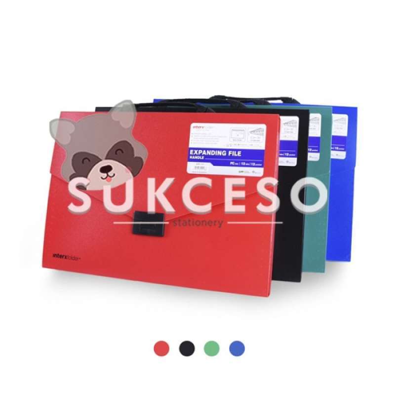 Jual Interx Expanding File With Handle / Map Plastik Tenteng Folio - 01 ...