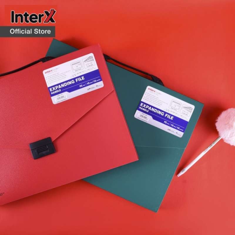 Jual Interx Expanding File With Handle / Map Plastik Tenteng Folio - 10 ...