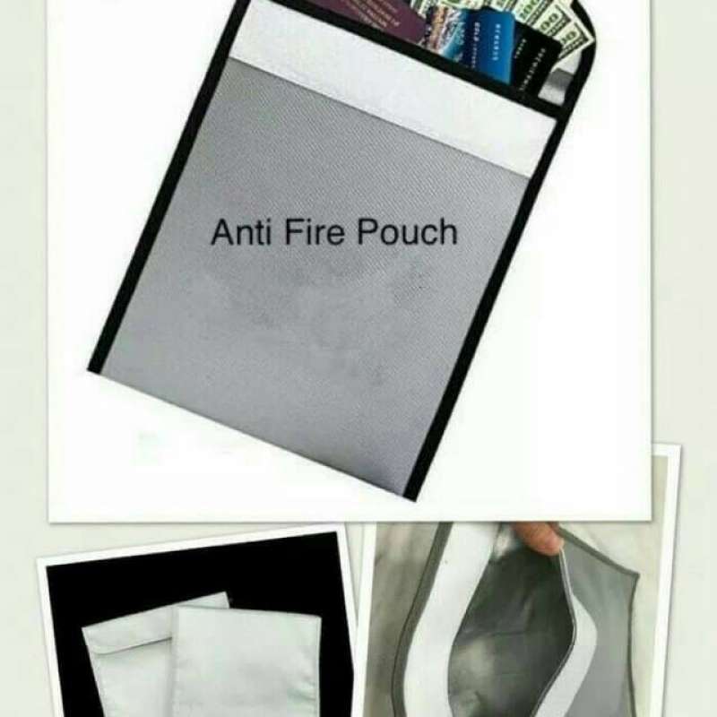 Jual Dokumen Bag Anti Api Dan Air / Anti Fire Document - Black Di ...