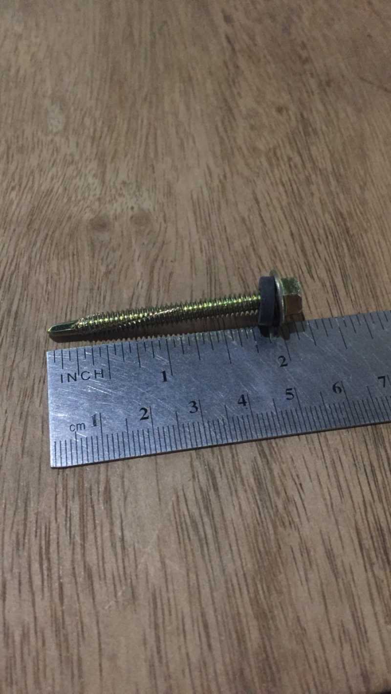 Promo Baut Roofing Screw 12 X 50 / 5 Cm Zollo Drilling Self Sekrup ...